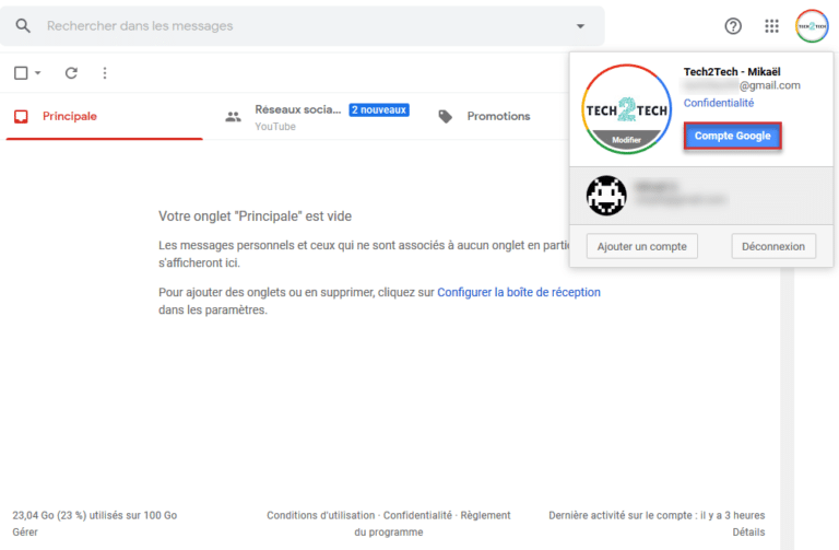 Comment activer la double authentification sur Gmail – Tech2Tech | News ... Comment activer la double authentification sur Gmail – Tech2Tech | News ...
