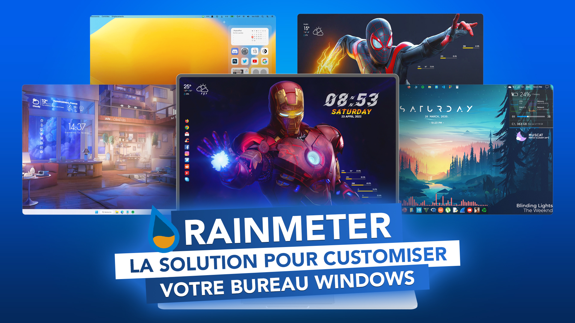 Rainmeter : la solution ultime pour personnaliser votre bureau Windows ...