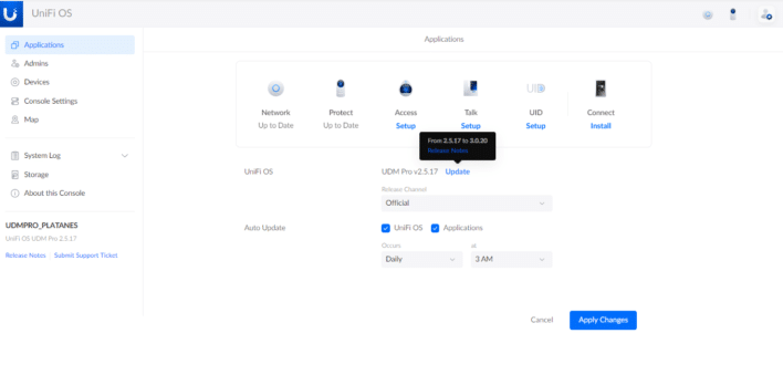 Ubiquiti : Unifi OS 3.0 disponible pour tous ! (UDM, UDM Pro et UDM Pro ...